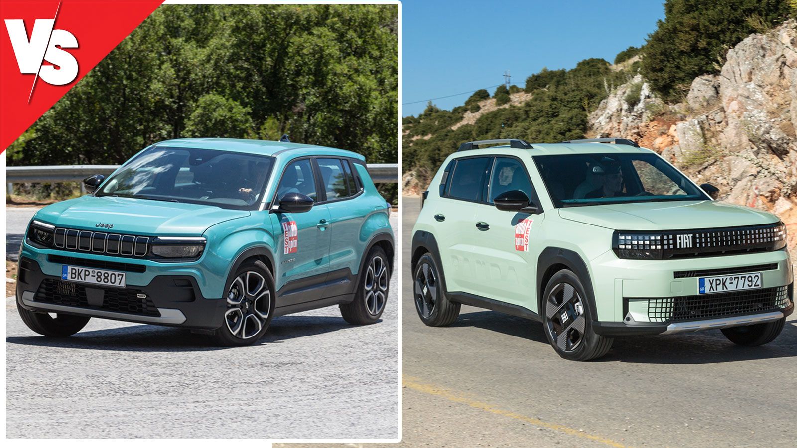 Fiat Grande Panda Jeep Avenger: Trendy SUV πόλης με off-road στιλ ...