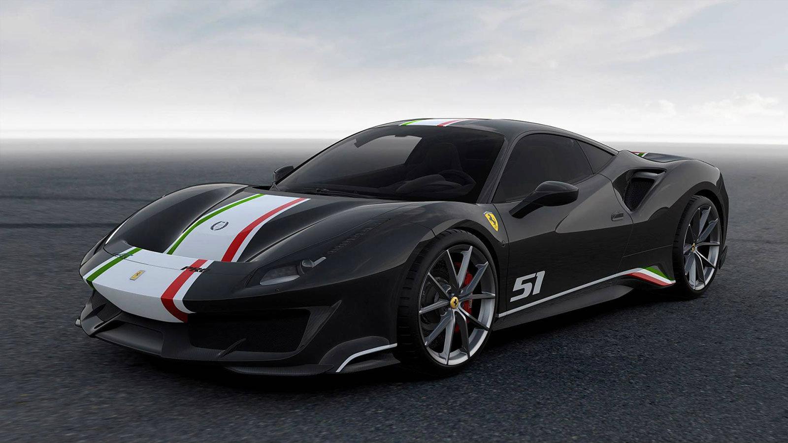 Οι 4 εκδόσεις της 488 Pista Piloti Ferrari