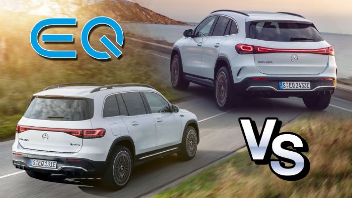 Mercedes EQA Vs Mercedes EQB - mercedes, mercedes eqa, mercedes eqb - Ηλεκτρικό