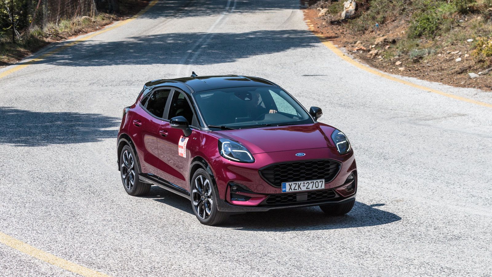 Δοκιμάζουμε το Ford Puma ST-Line X Vivid Ruby με τα 155 άλογα, το ήπια ...